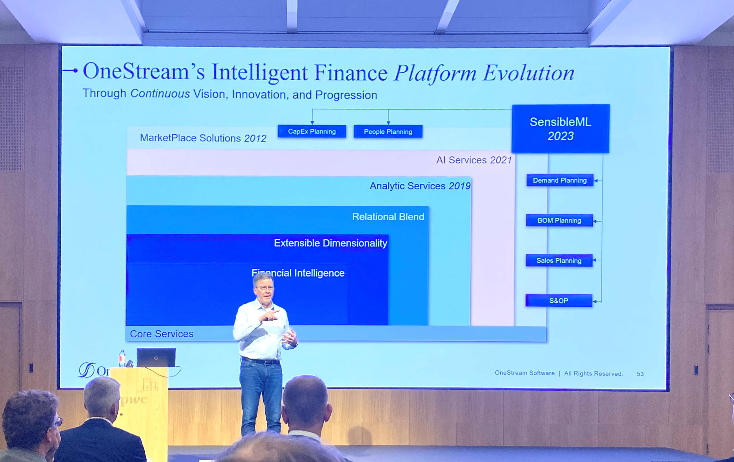 30 November 2023, Enterprise Performance Management Day at PwC Copenhagen, with PwC, OneStream ...